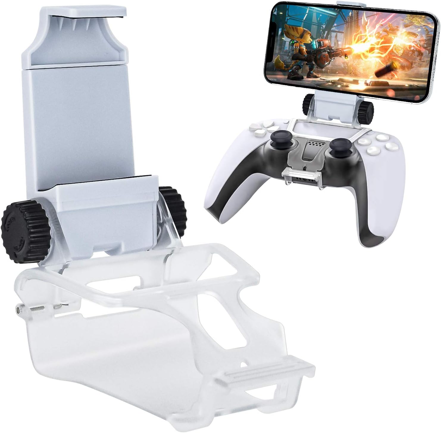 DLseego PS5 Controller Phone Mount, Foldable Mobile Phone Holder ...