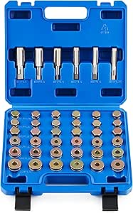 Orion Motor Tech 150pc Oil Drain Plug Repair Kit in M13 M15 M17 M20 M22 Sizes, Metric Oil Drain ...