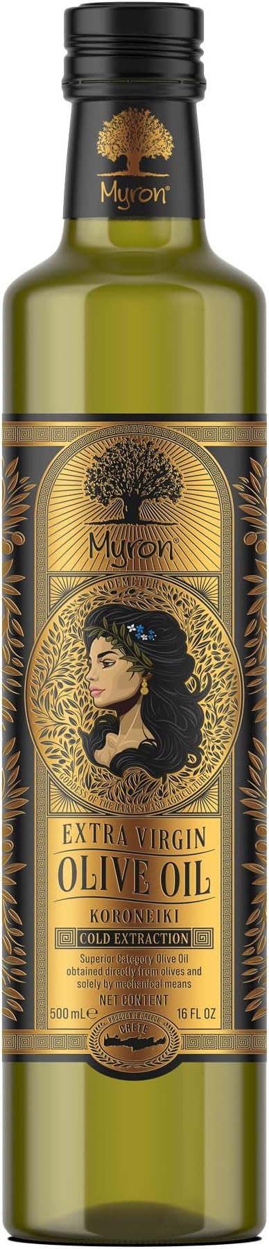 Amazon.com : Myron Greek Extra Virgin Olive Oil. Dressing Oil. Low ...