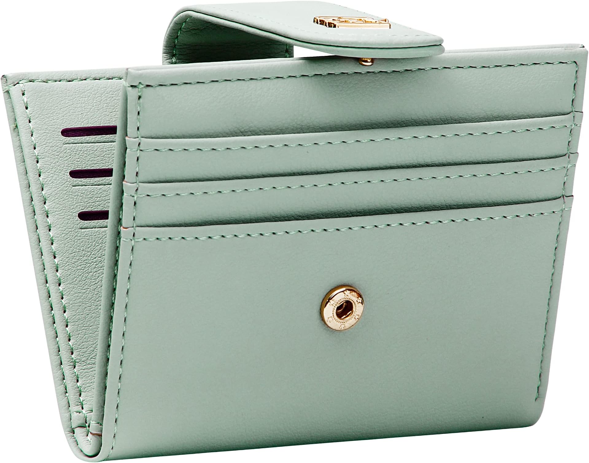 Amazon.com: Slim Bifold Wallet RFID Credit Card Wallet Small Cute Card ...