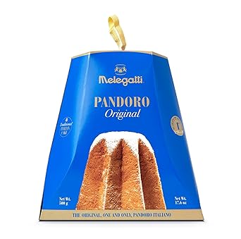 Amazon.com: Melegatti Original Pandoro, 500g (17.6oz, 1.10lb), With ...