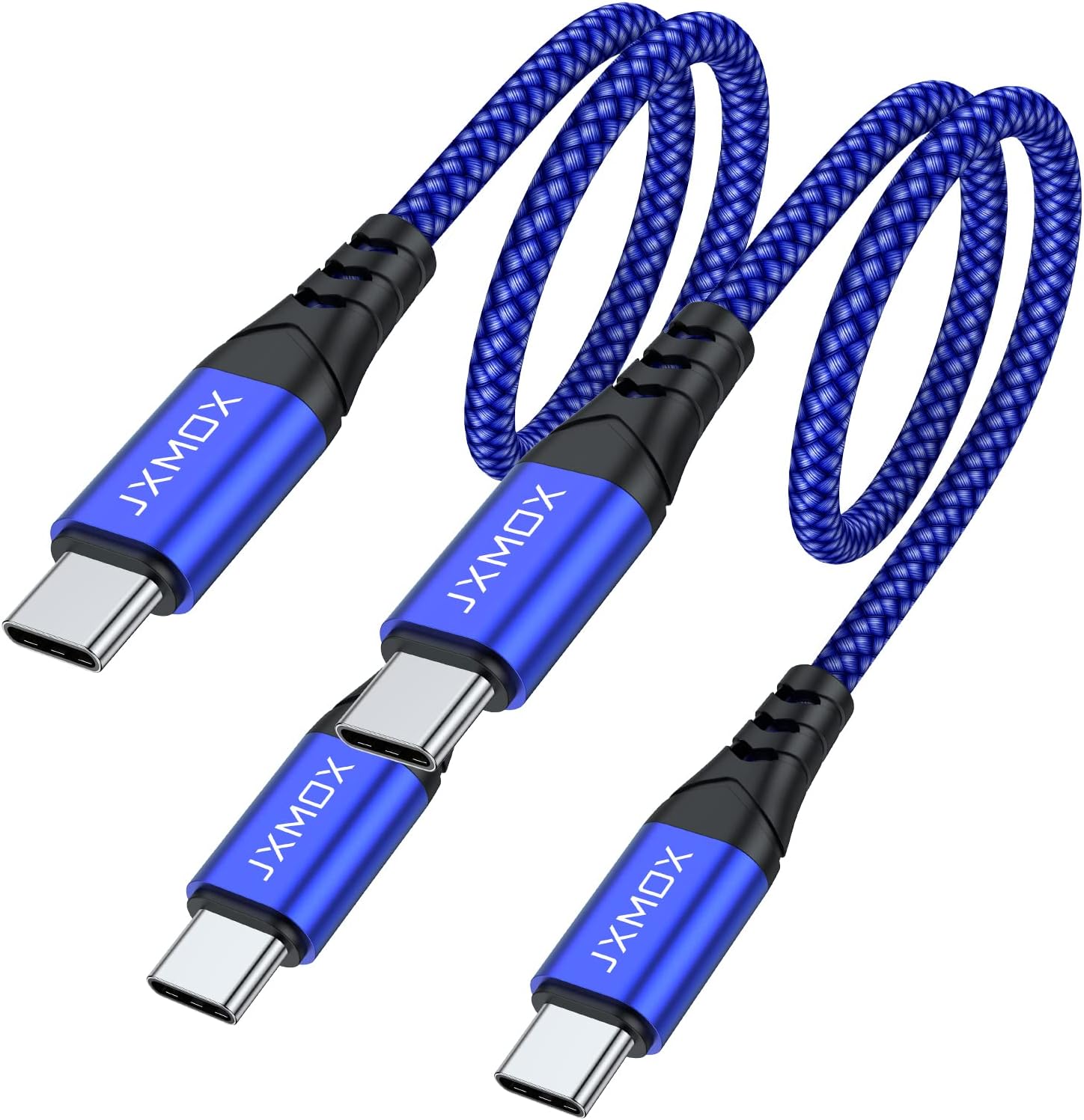 Amazon.com: JXMOX USB C to USB C Cable (2 Pack 3.3ft), 60W (3A) Type C ...
