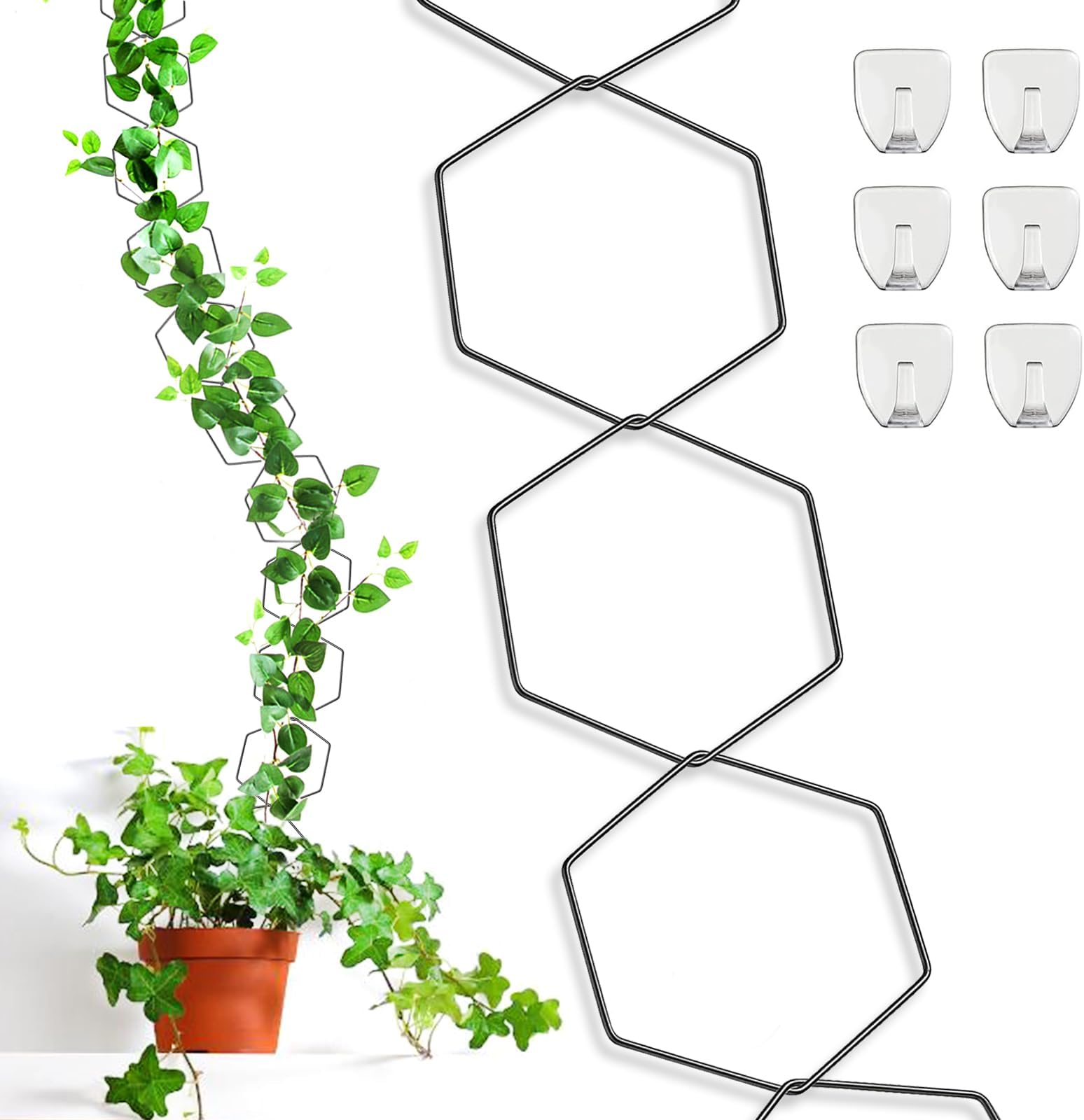 Amazon.com : BKALEME Chain Trellis for Climbing Plants - Garden Wall ...