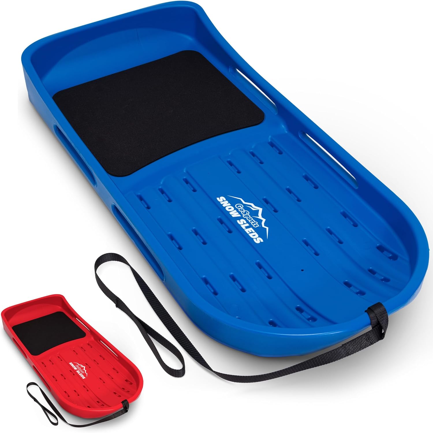 Amazon.com : GoSports 2 Person Premium Snow Sled with Double Walled ...