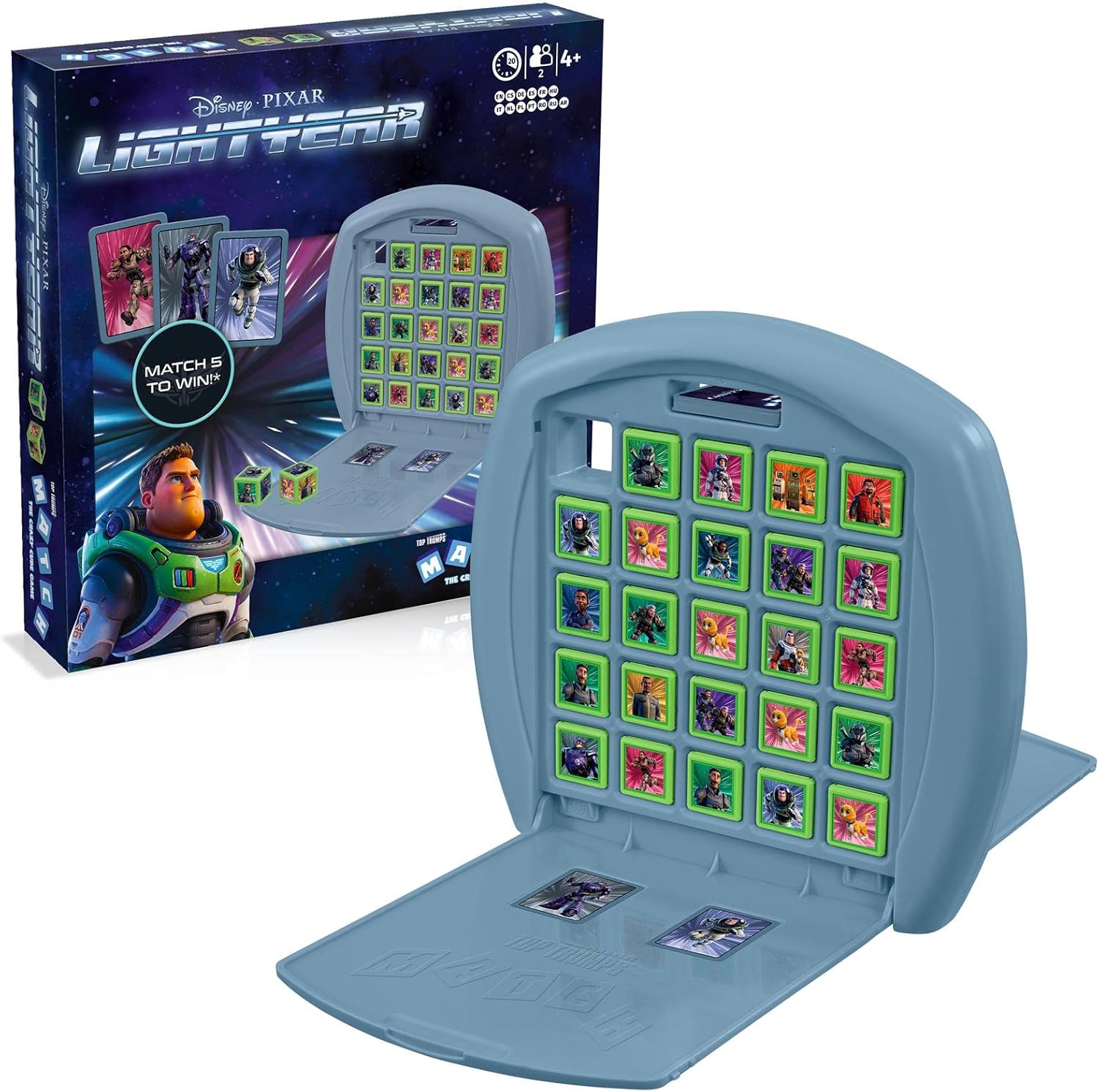 Top Trumps Disney Pixar Lightyear Match Board Game, Play with Izzy, Mo ...