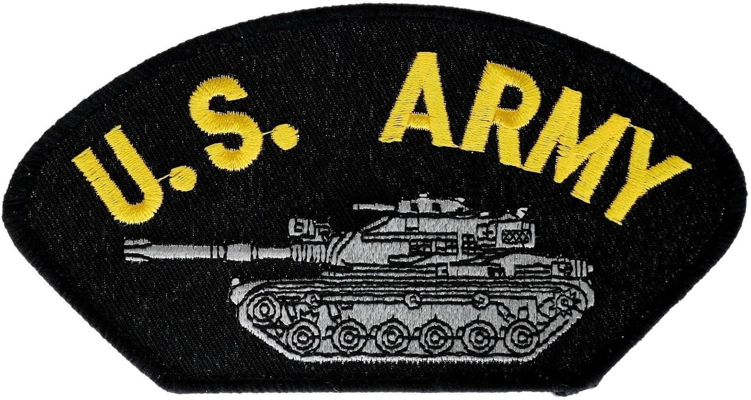 Amazon.com: Abrams Army A1 Tank Armored Division Iron On Hat Patch ...