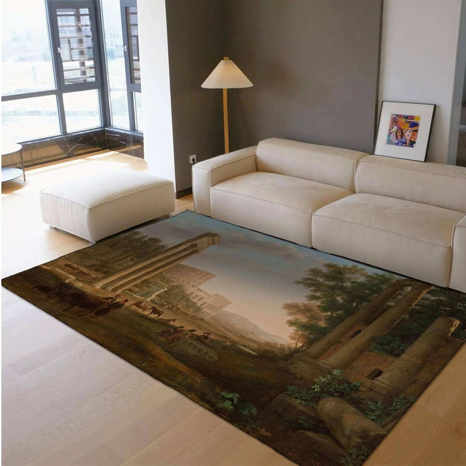 Amazon.com: Baroque Style Aesthetic Art Area Rug Capriccio with Ruins ...