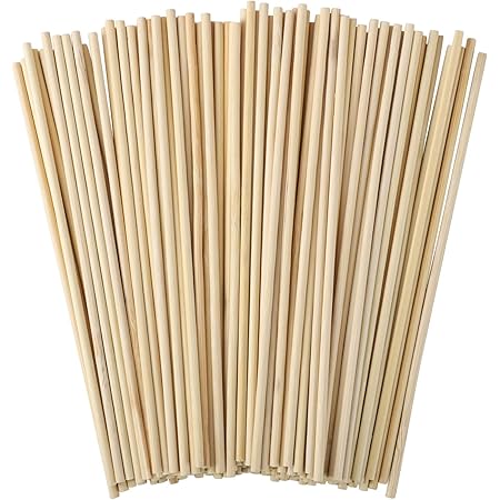 Amazon.com: Wooden Dowel Rods for Craft 3/16 x 12 inch - 50 pcs Sturdy ...