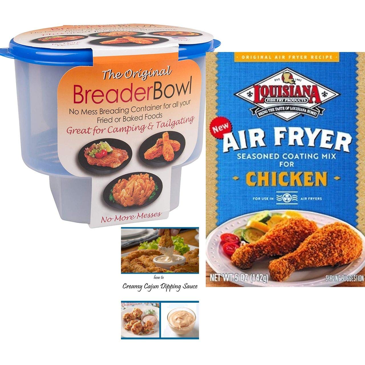 Louisiana Fish Fry Air Fryer Chicken Seasoned Coating Mix at Louise ...