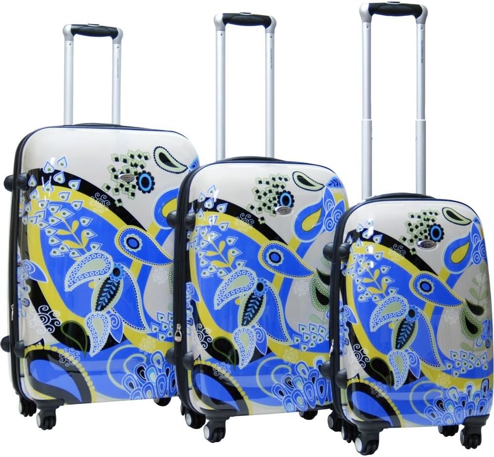 Amazon.com | California Pak Woodstock, Blue/Gray, One Size | Luggage