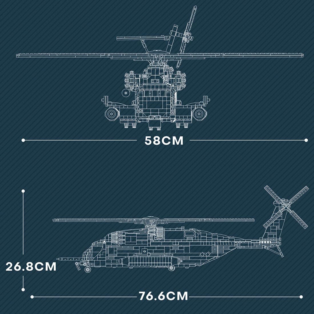 CHUO Bloques de construcción de aviones del ejército militar, MOC ...