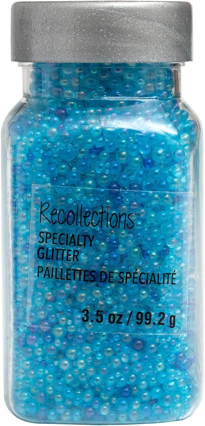 Amazon.com: 12 Pack: Blue Multi Specialty Glitter by Recollections ...