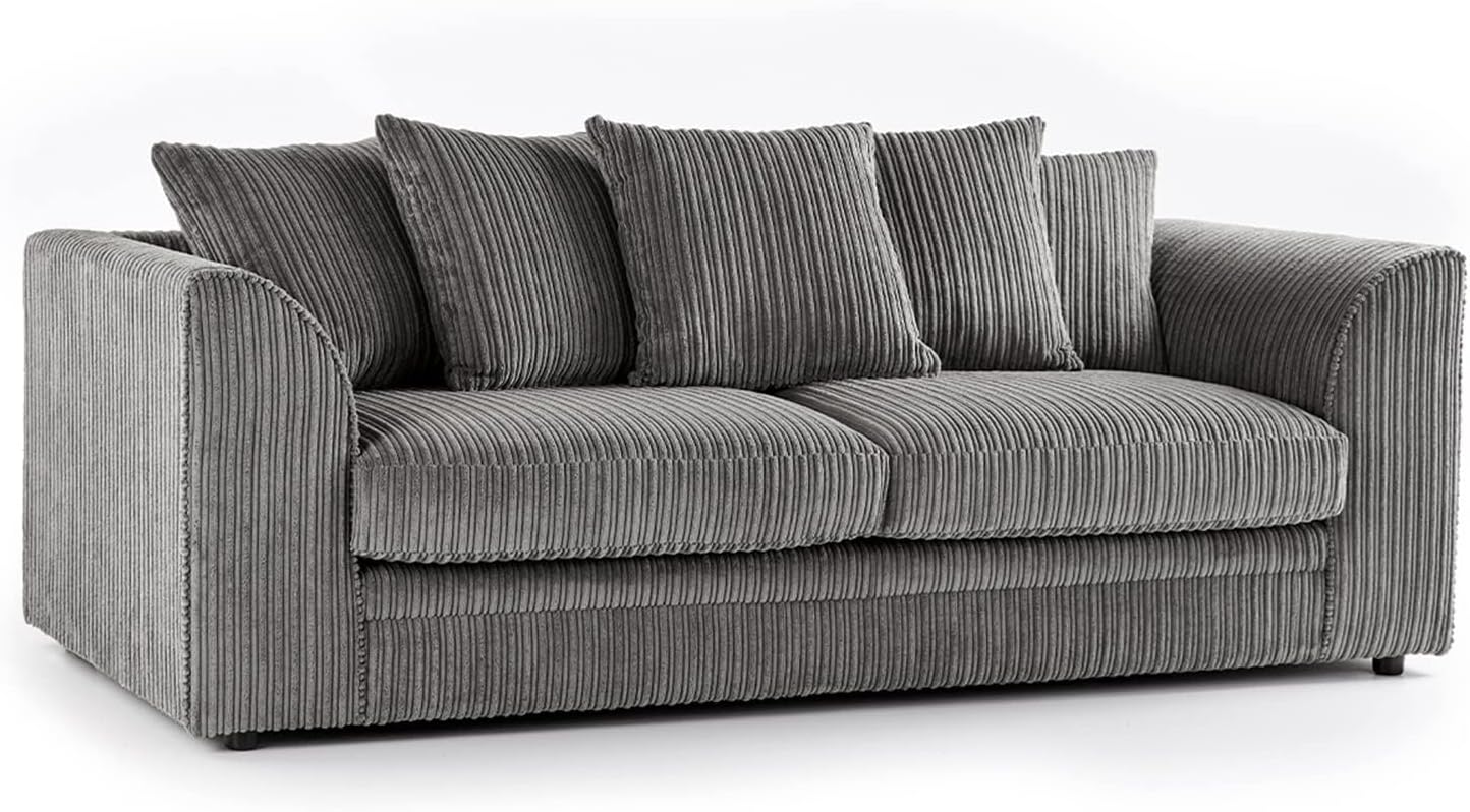 SofaSelection's Jumbo Cord Scatter Back 3-Seater Sofa| Dylan Scatter ...
