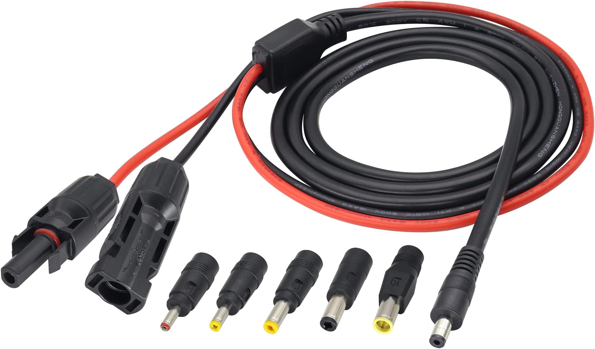 Amazon.com: COMeap Solar Panel Adapter for Jackery, to DC 5.5x2.1mm ...