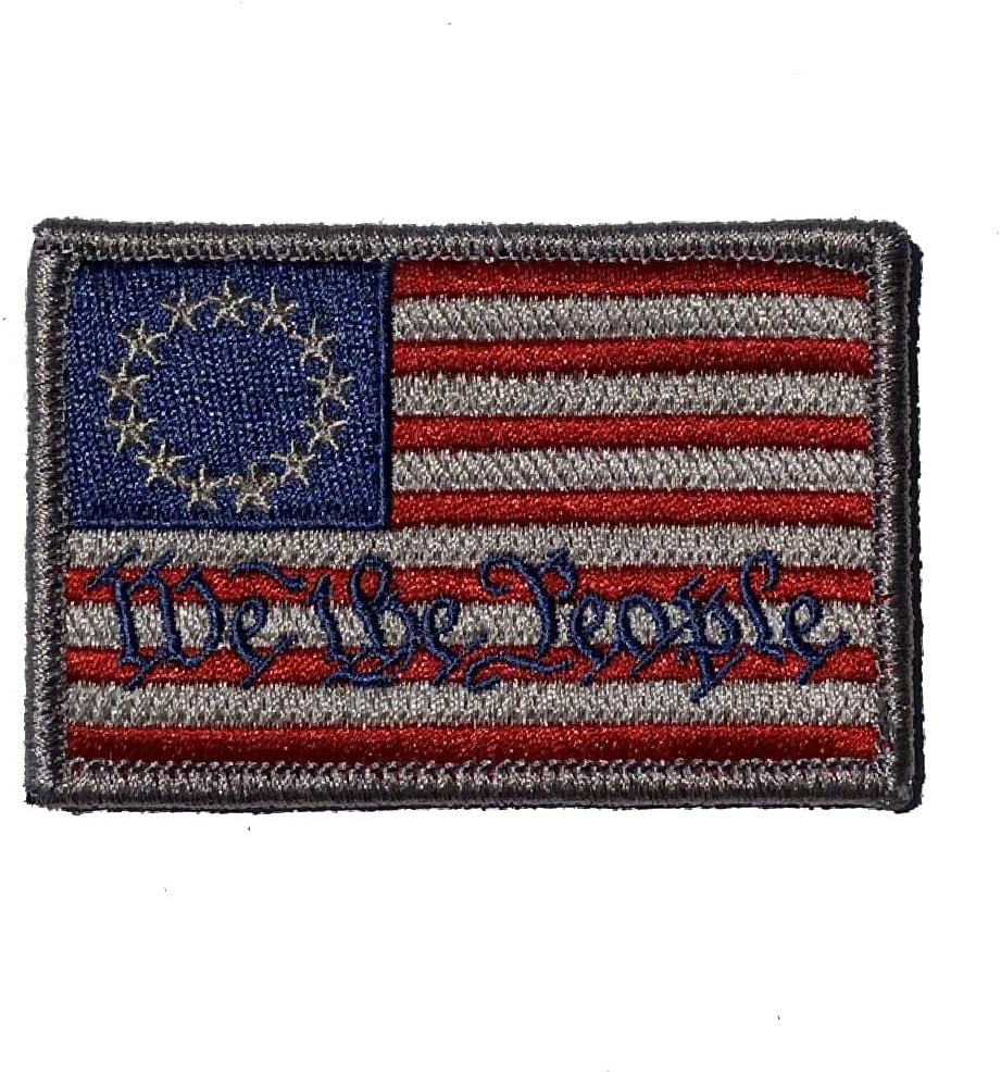 Amazon.com: Betsy Ross Distressed USA American Flag Patch (Hook ...