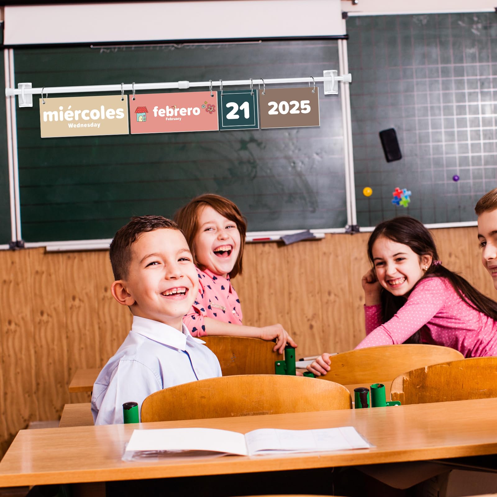 Snapklik.com : Kosiz Spanish Classroom Calendar Calendario Espanol ...