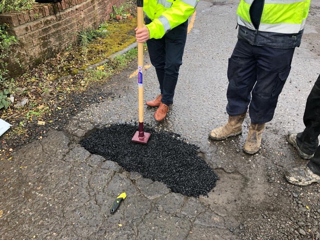 EZ Street Asphalt Cold Patch Pothole Repair, 50-Lbs. in Nepal at NPR ...