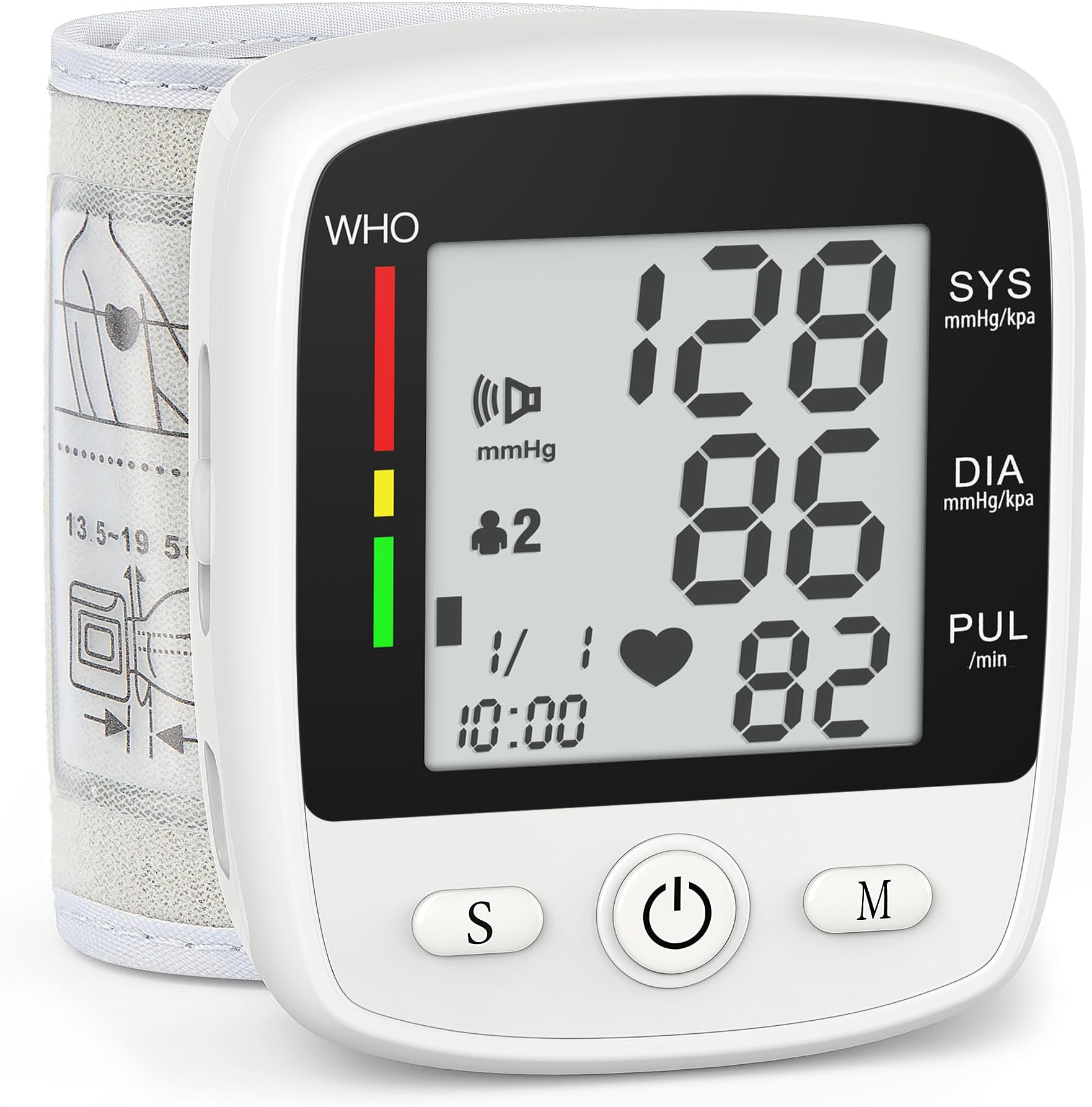 Amazon.com: Blood Pressure Monitor Digital Wrist BP Machine Automatic ...