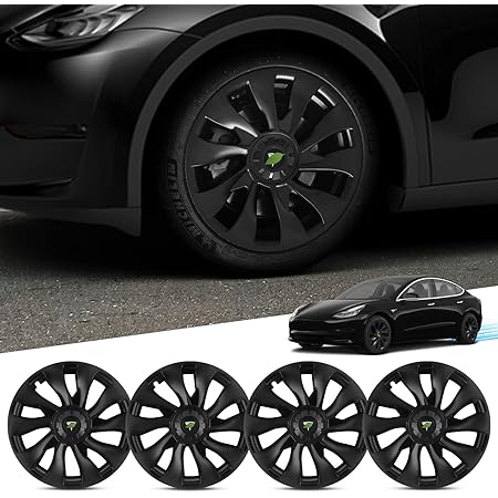 Amazon.com: Model 3 Hub Caps, HaloDisc Replacement Wheel Cover fits ...