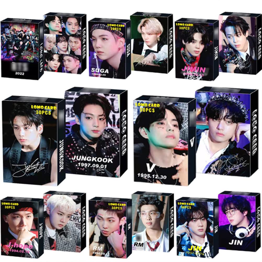 Buy Goodern 8 Pack/240 Pcs BTS Bangtan Boys Lomo Cards BTS 2022 Season ...