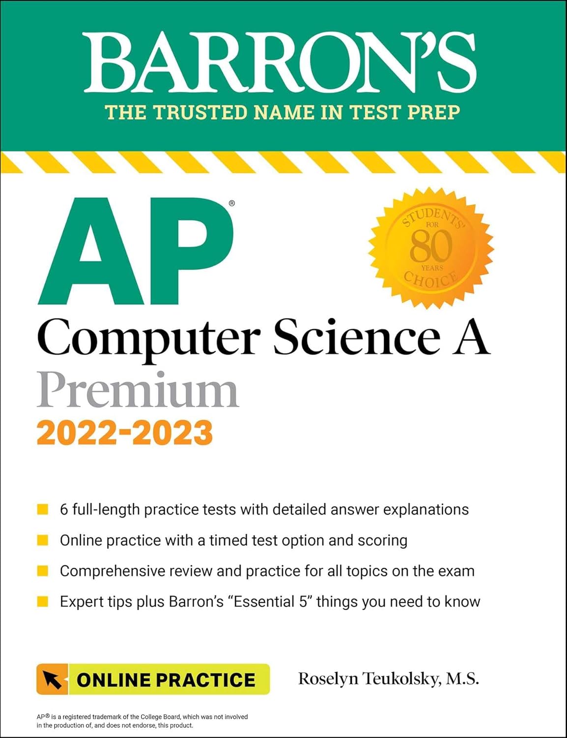 Amazon.com: AP Computer Science A Premium, 2022-2023: Comprehensive ...