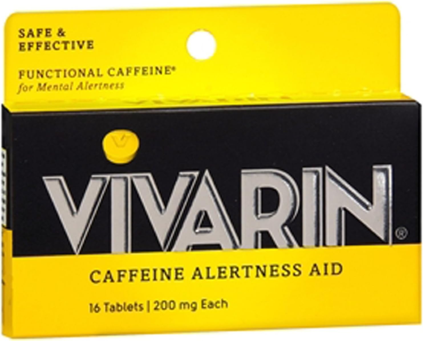 Amazon.com: Vivarin Alertness Aid Tablets 16Count Tablets (4 Pack ...