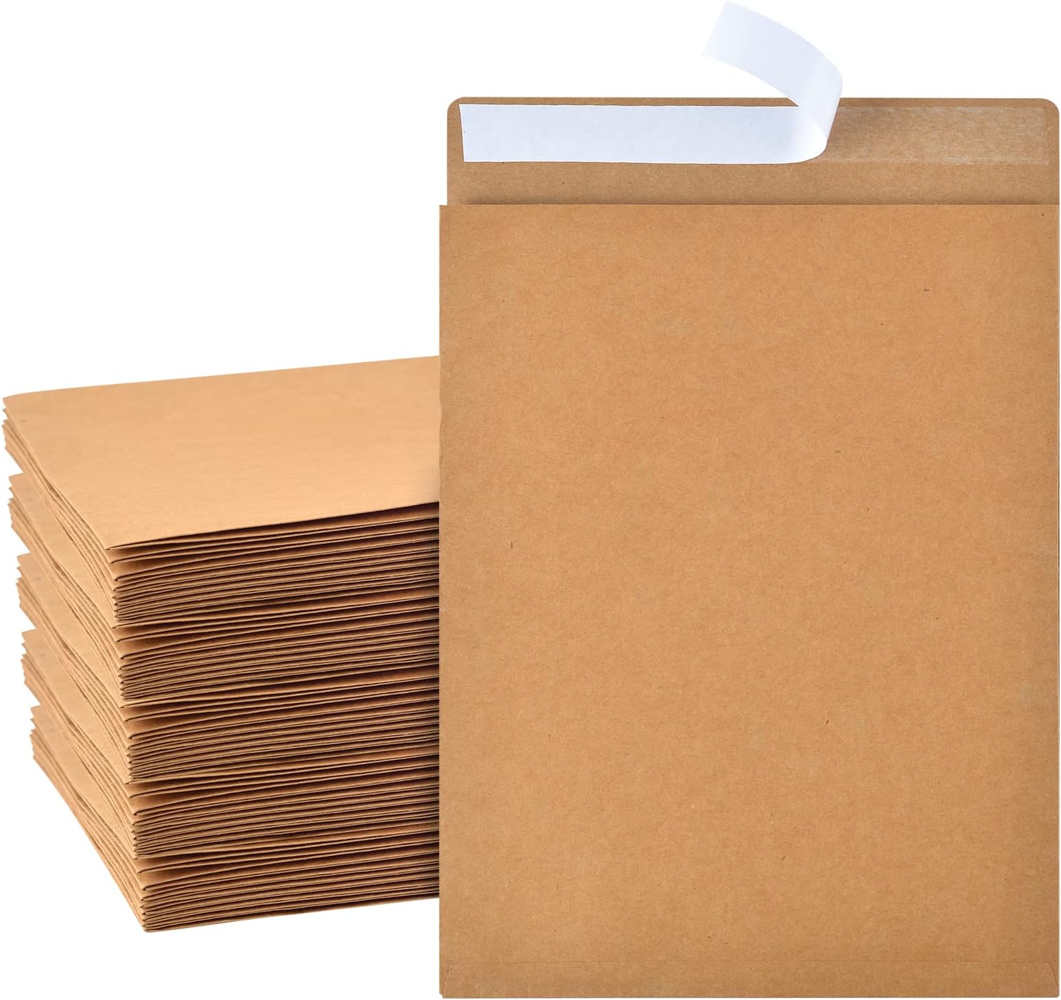 Amazon.com : 50 Pieces Expandable Envelopes 10x13x2 Large Kraft ...