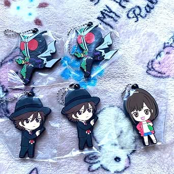 Amazon.co.jp: W Futo Detective Rubber Mascot : Toys & Games