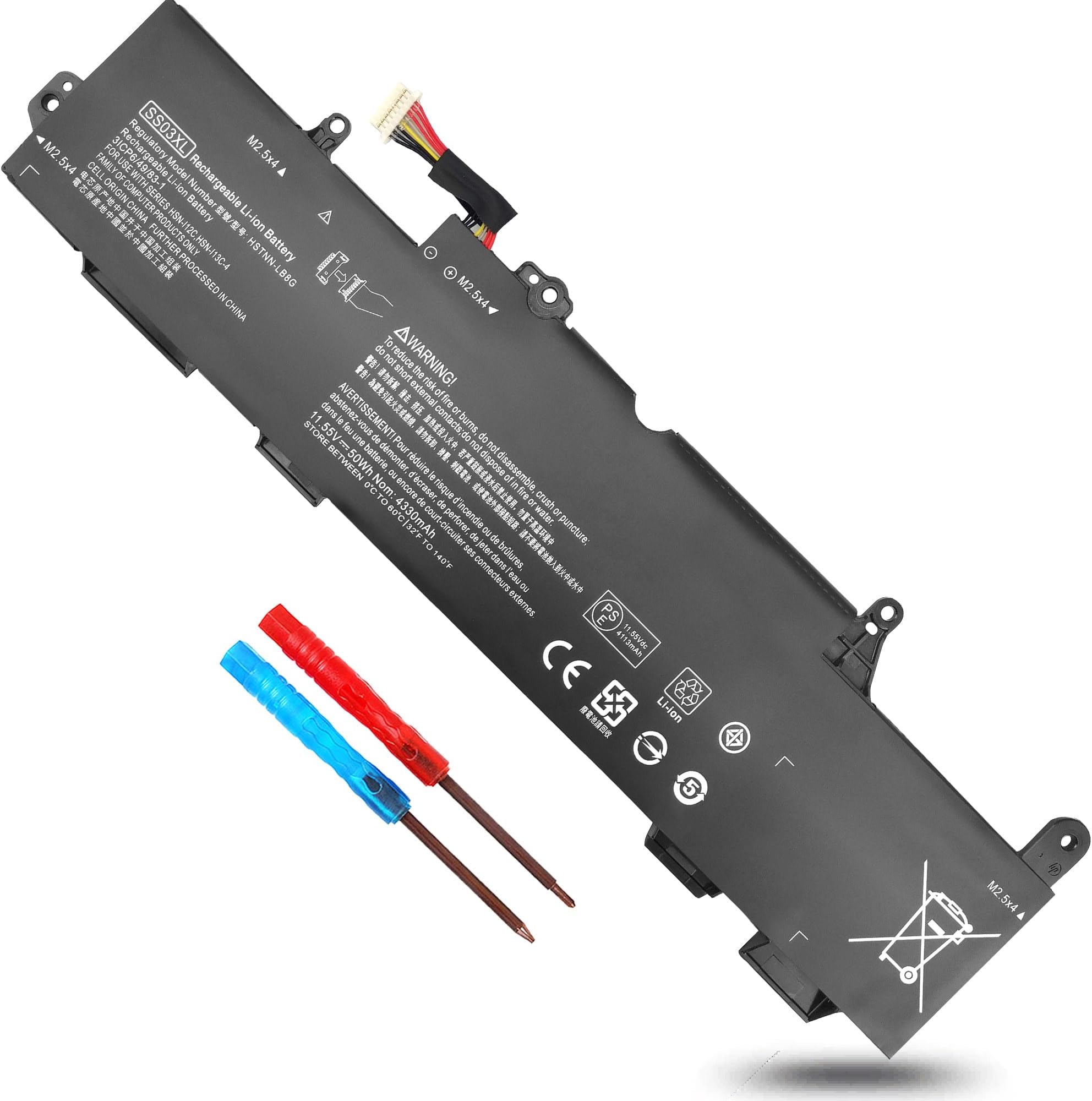 Amazon.com: 50Wh SS03XL 933321-855 Battery for HP EliteBook 840 735 745 ...