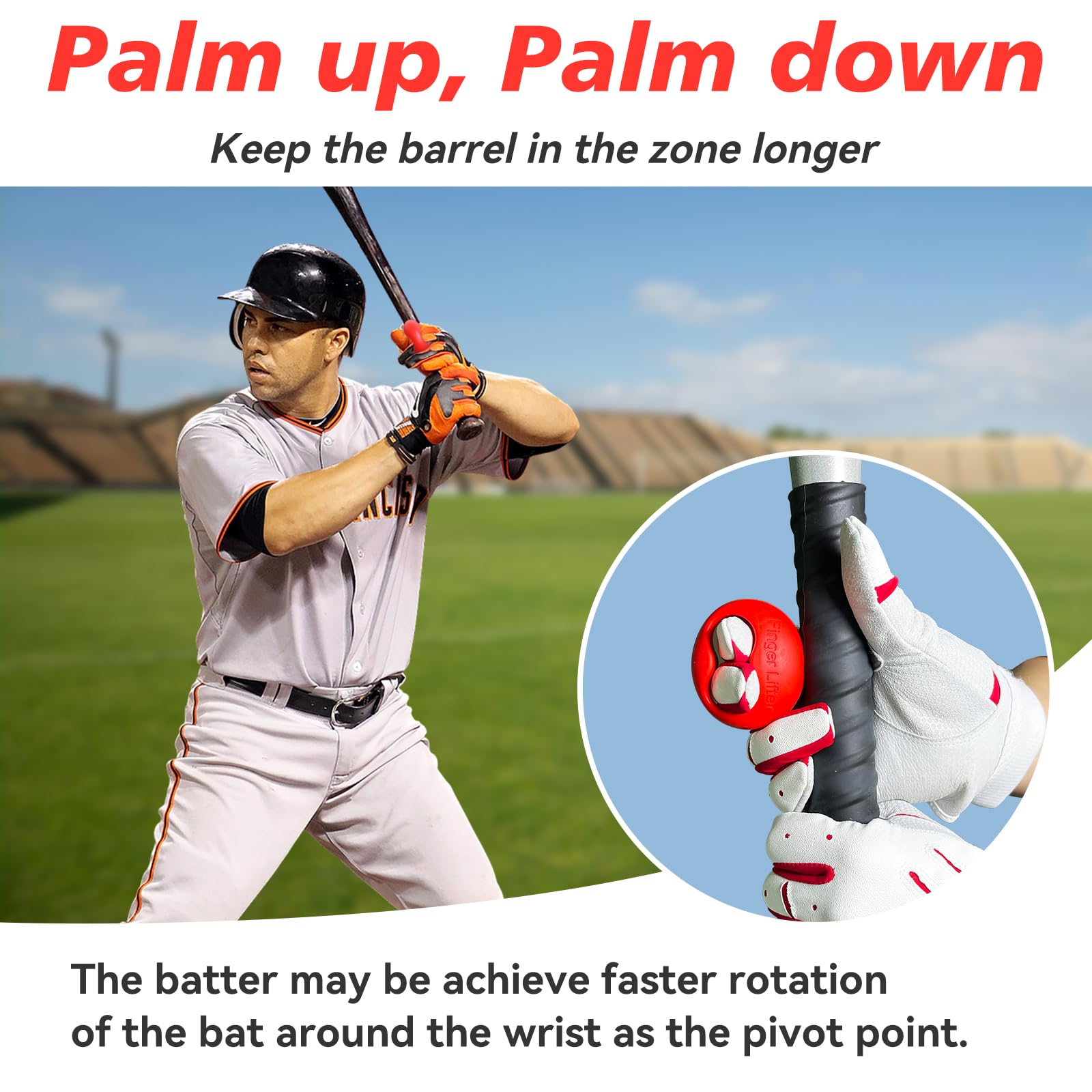 Snapklik.com : SSPONT Finger Lifter Grip For Baseball & Softball Pro ...