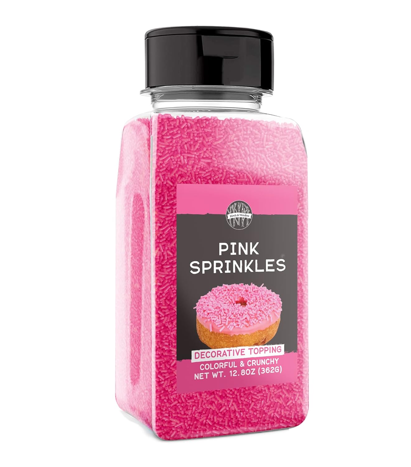 Amazon.com: Birch & Meadow Pink Sprinkles, 12.8 oz, Fun & Decorative ...