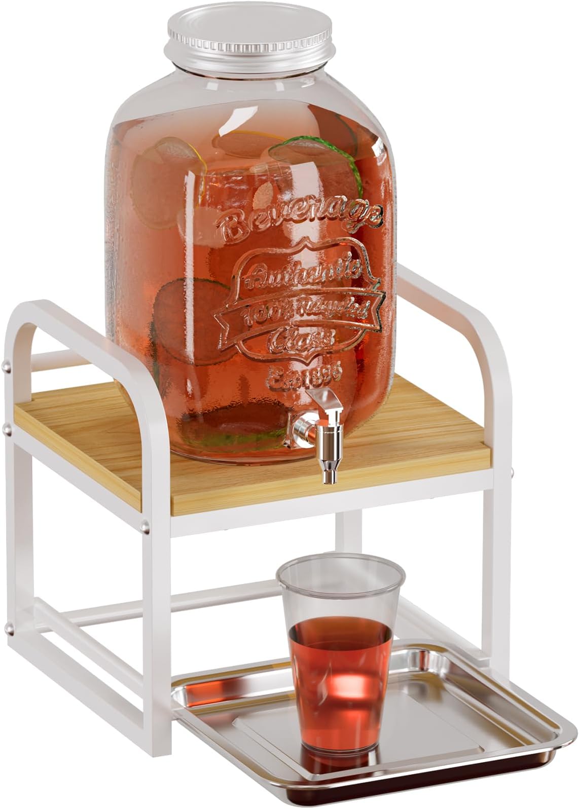 Amazon.com: PAPAGIFTREE Beverage Dispenser Stand Only, Party Drink ...