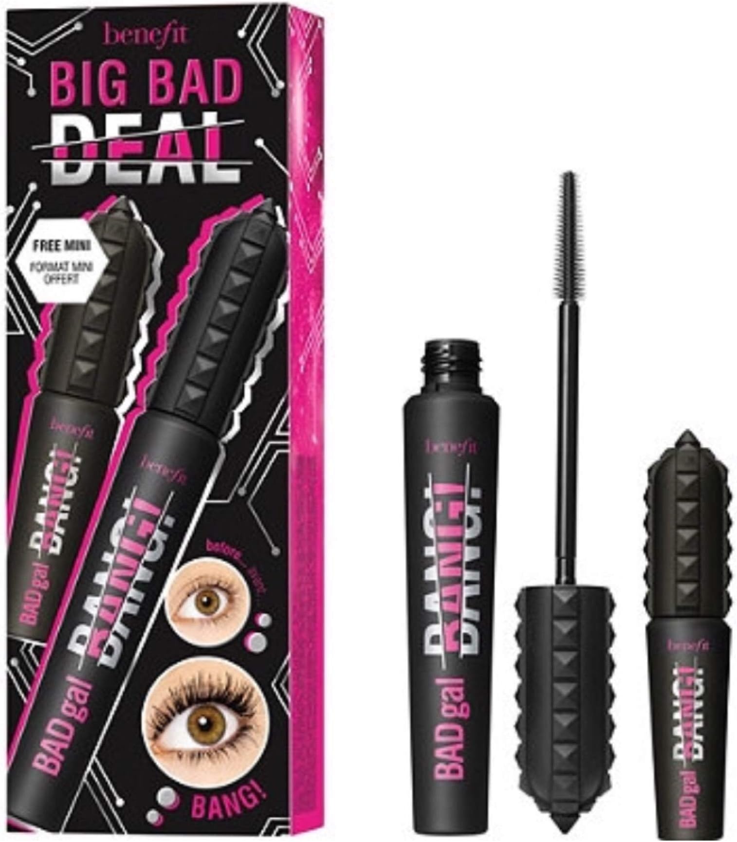 Amazon.com : Benefit Cosmetics BadGal Bad Gal Bang Full Size Plus Mini ...