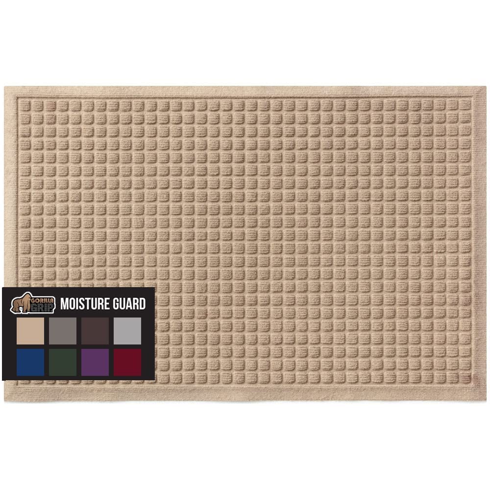 Gorilla Grip Ultra Absorbent Moisture Guard Doormat, Absorbs Up to 2.75 ...