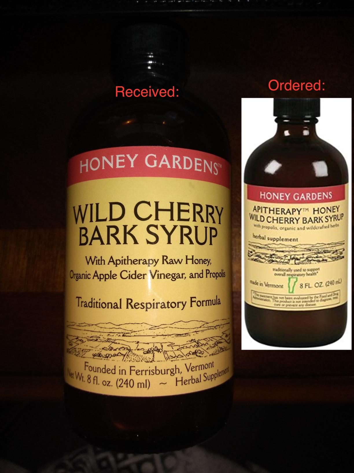 Amazon.com: Honey Gardens Wild Cherry Bark Syrup | Traditional ...