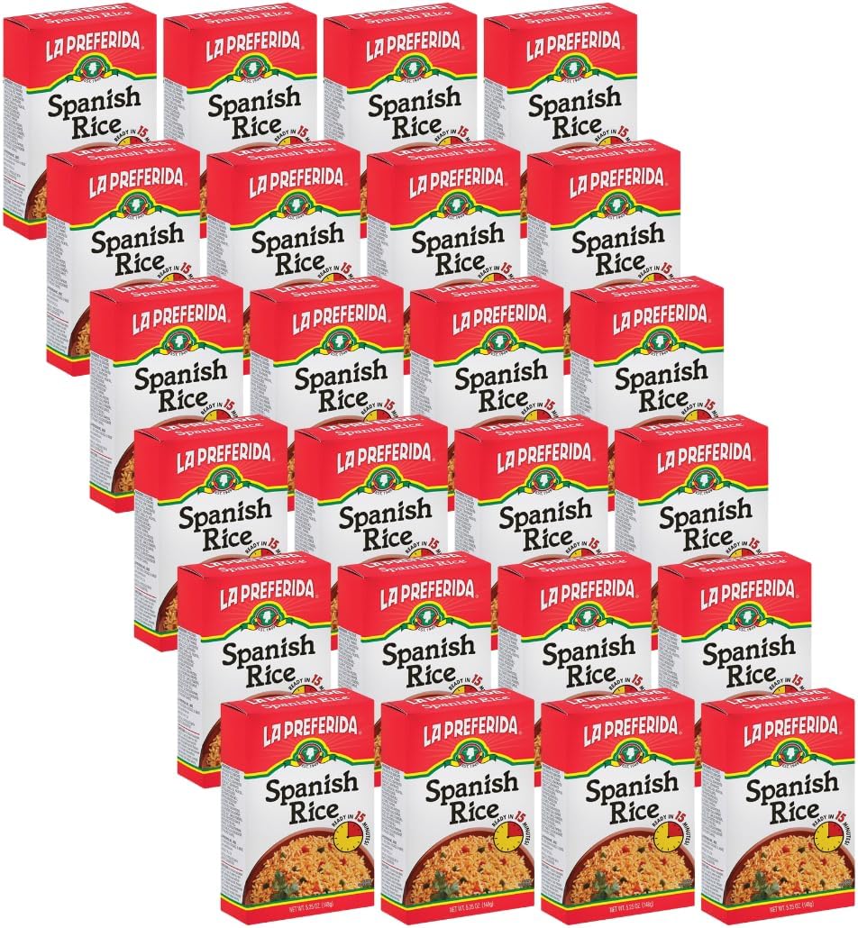 Amazon.com : La Preferida Spanish Rice in a Box, 5.25 oz, (Pack - 12 ...