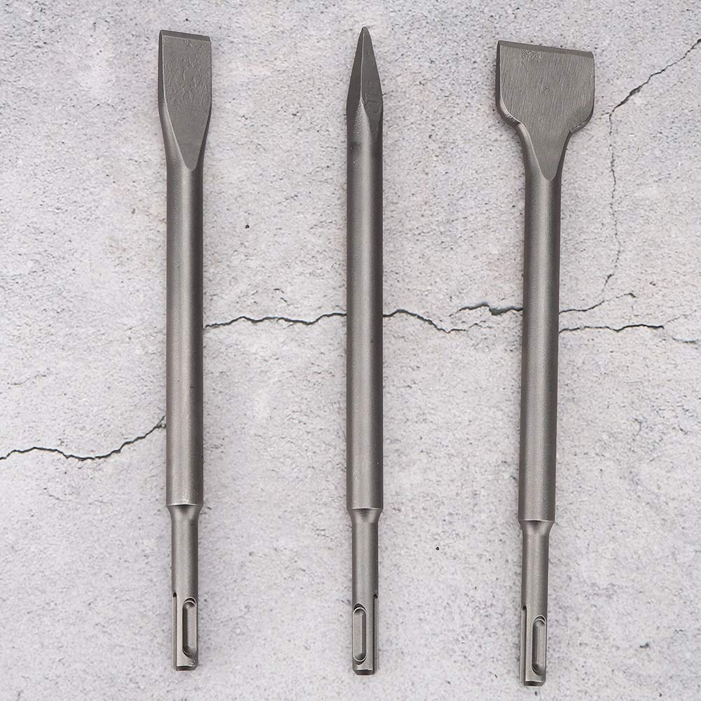 Demolition Tool Set Firecore 3PCS SDS Plus – Point, Flat & Scaling ...