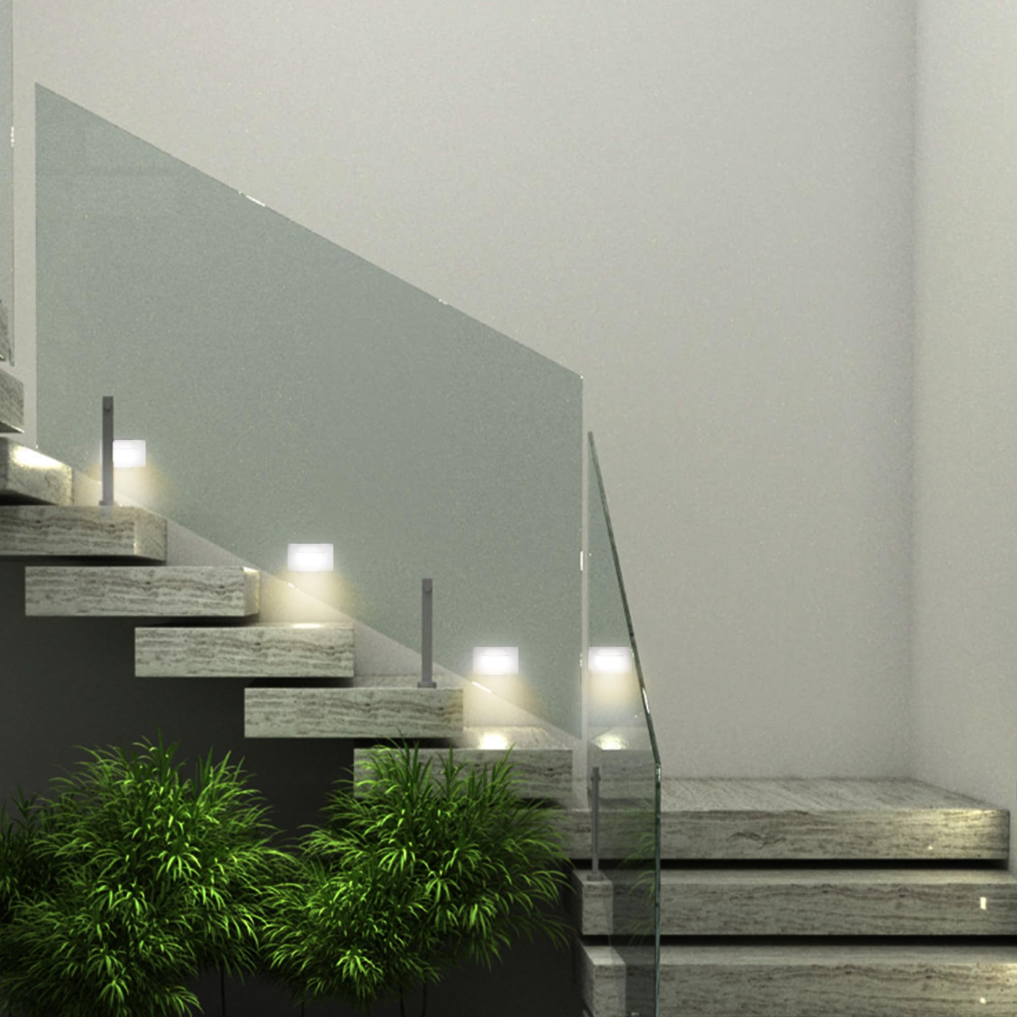 Residential Stair Lighting Stairs With Hidden LED Lighting Illuminate