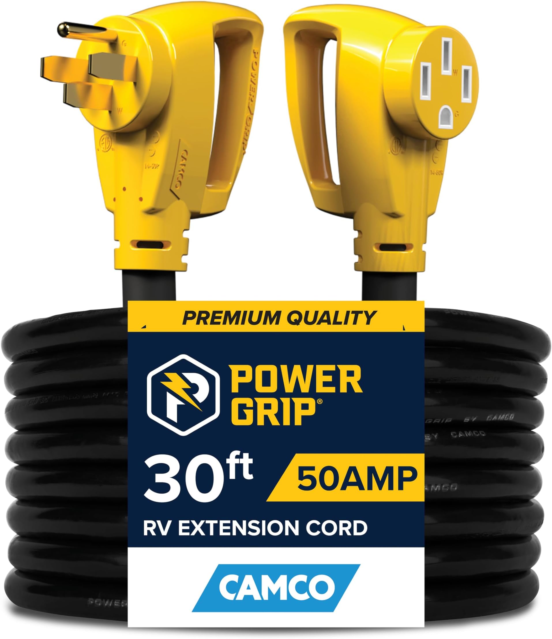 Amazon.com: VEVOR 50 Amp RV Extension Cord, 50 ft, Heavy Duty STW RV ...