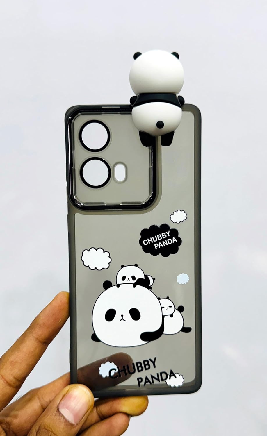 Charvi Cute Chubby Panda Phone Case for Motorola Moto G85 5G ...