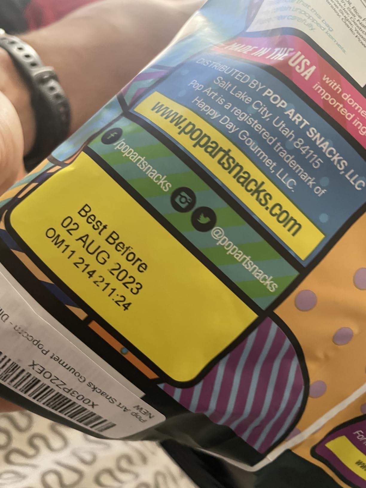 Amazon.com: Pop Art Snacks Gourmet Popcorn - Pepper Parmesan with Olive ...