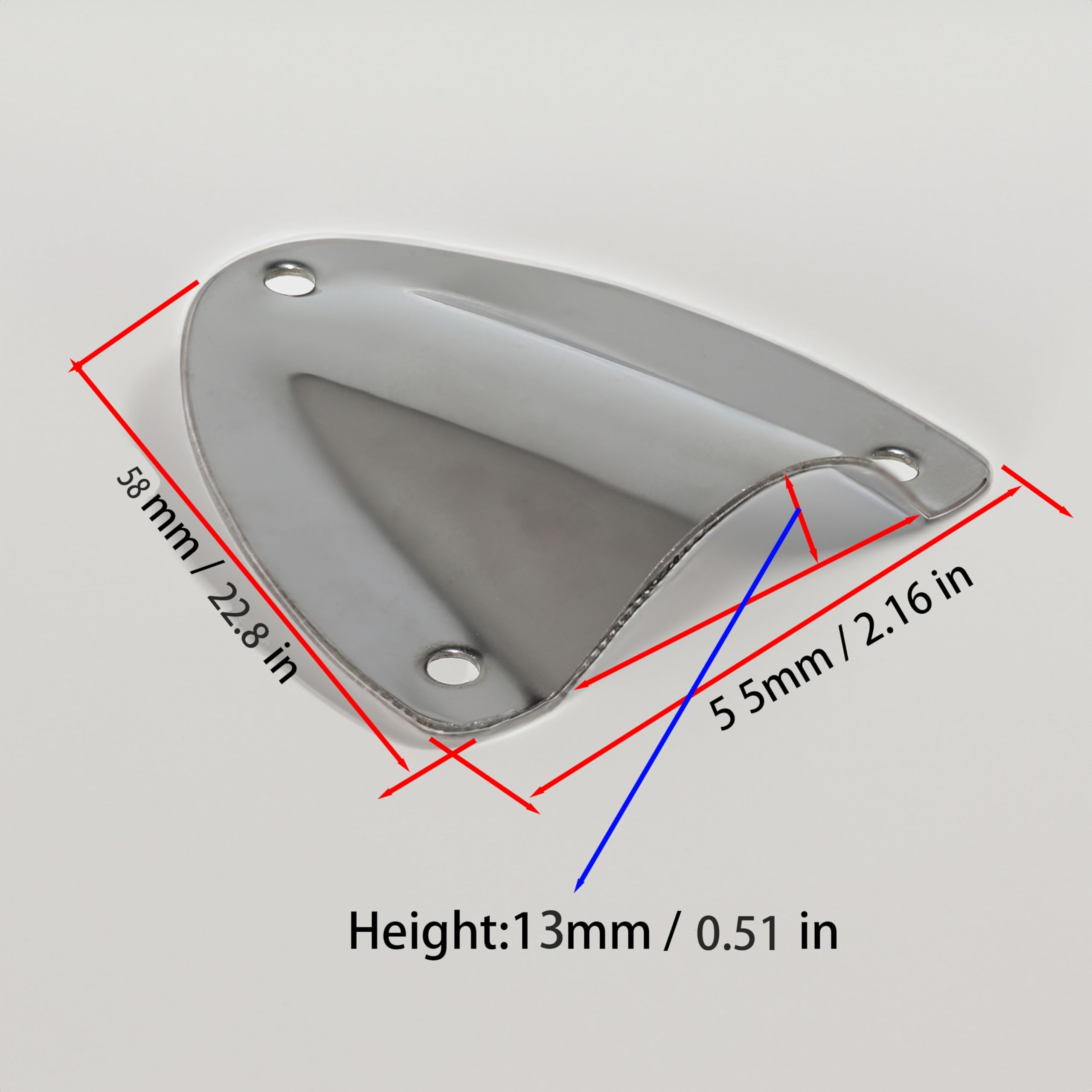 Snapklik.com : 10pcs Stainless Steel Clam Shell Vent, Boat Transducer ...