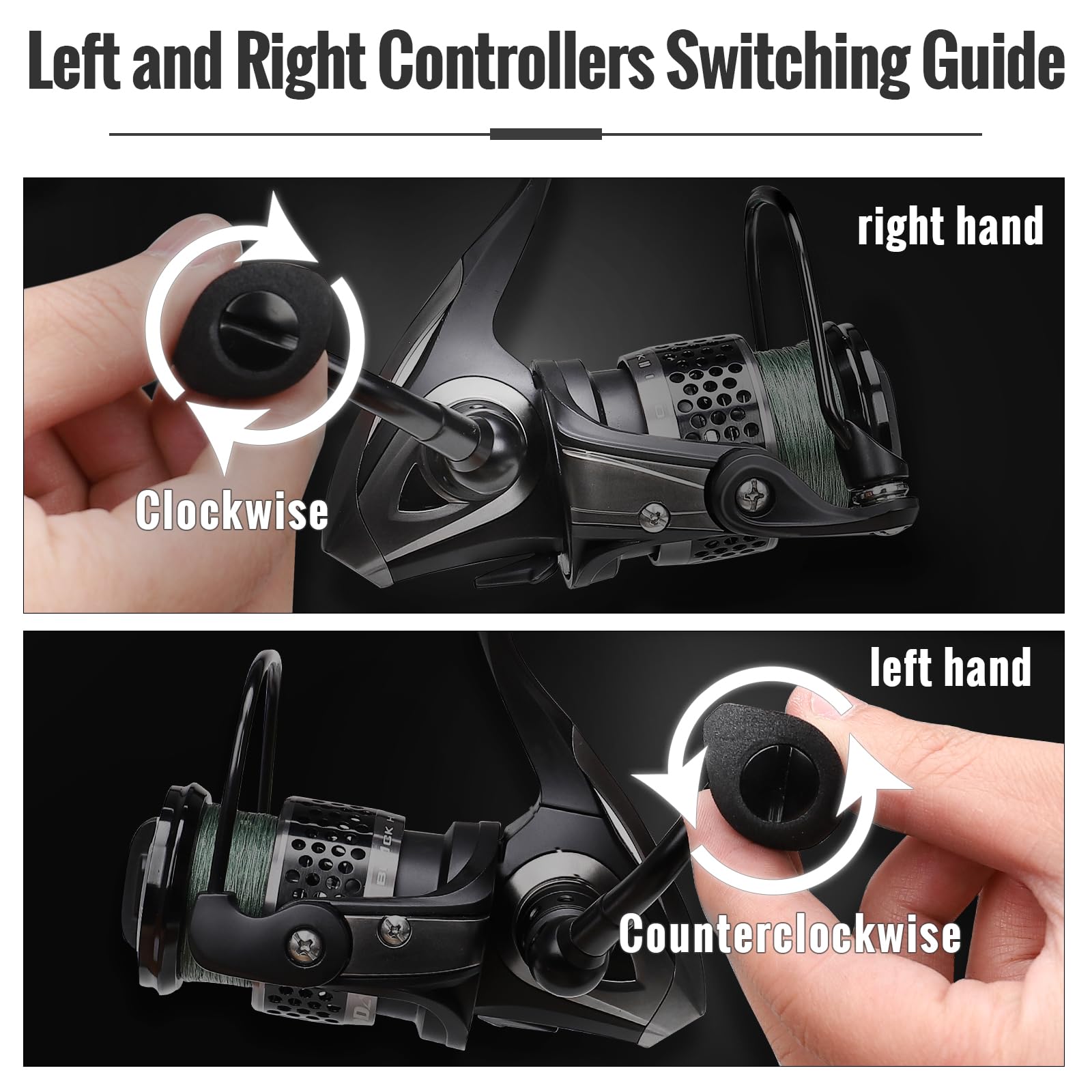 Snapklik.com : 1500 Spinning Reel, Aviation Metal Materials Body ...