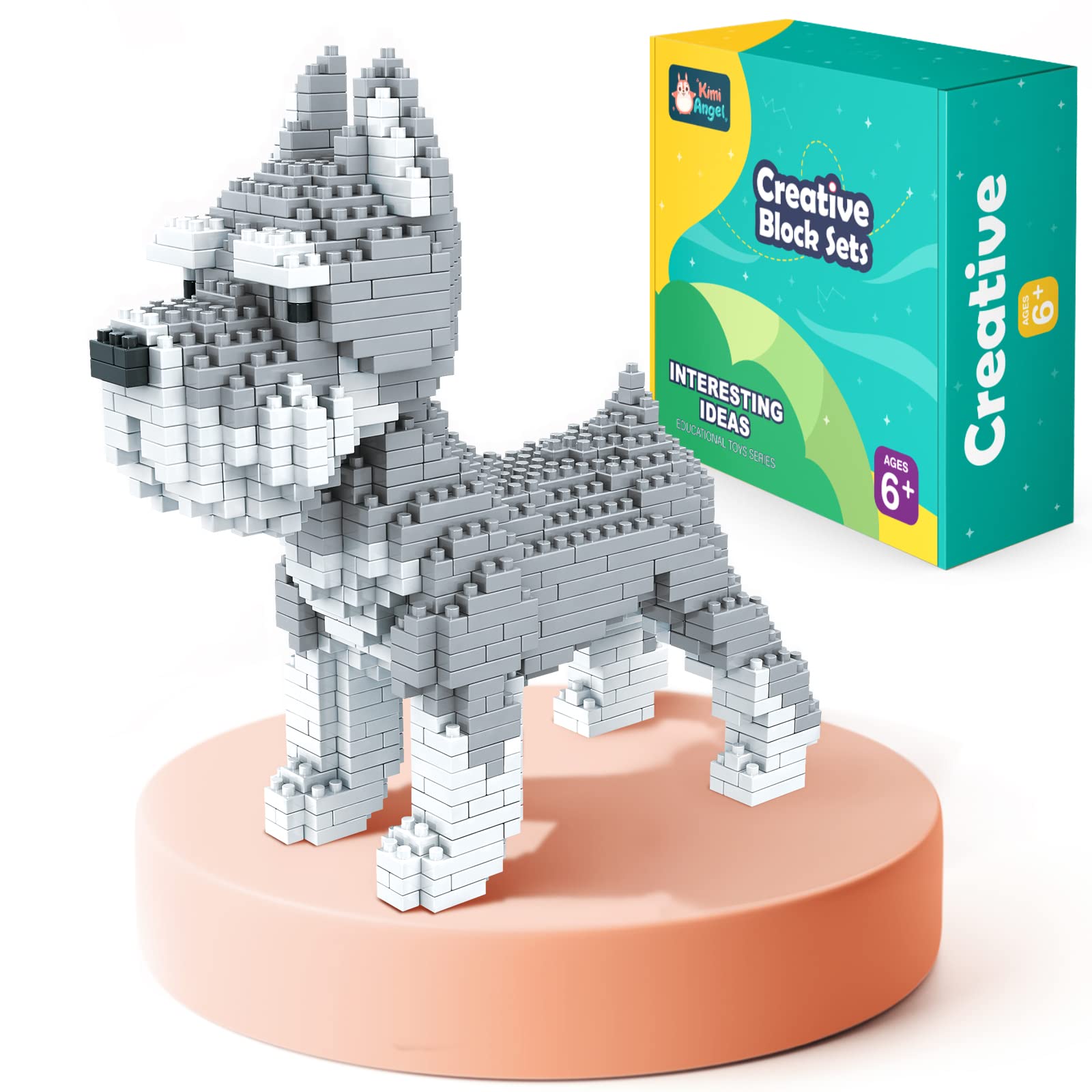 Kimiangel Mini Dog Building Blocks Series of Miniature Particles ...