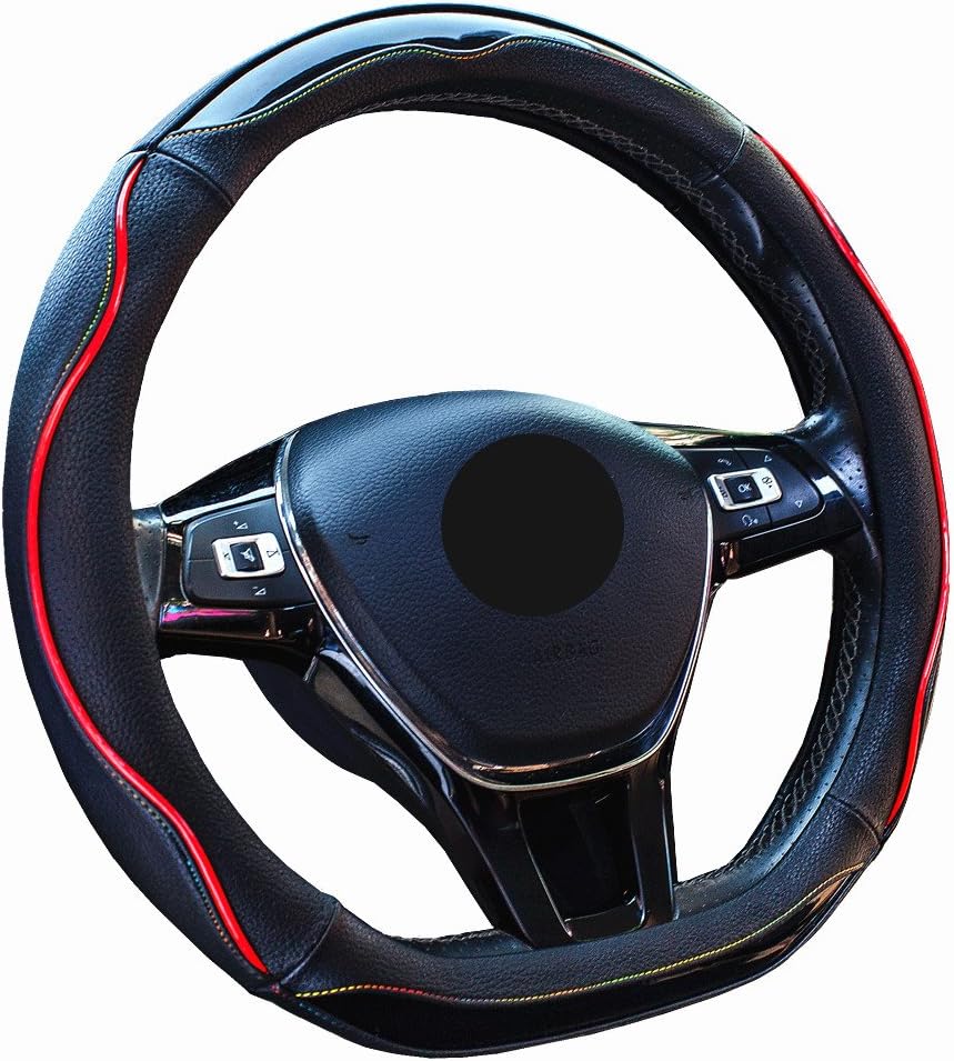 Amazon | LEXLEYS 日産 新型ノート E13系 e-POWER 新型オーラ セレナ CA28系 エクストレイル T33系 キックス P15系 専用設計 本革ハンドルカバー ...