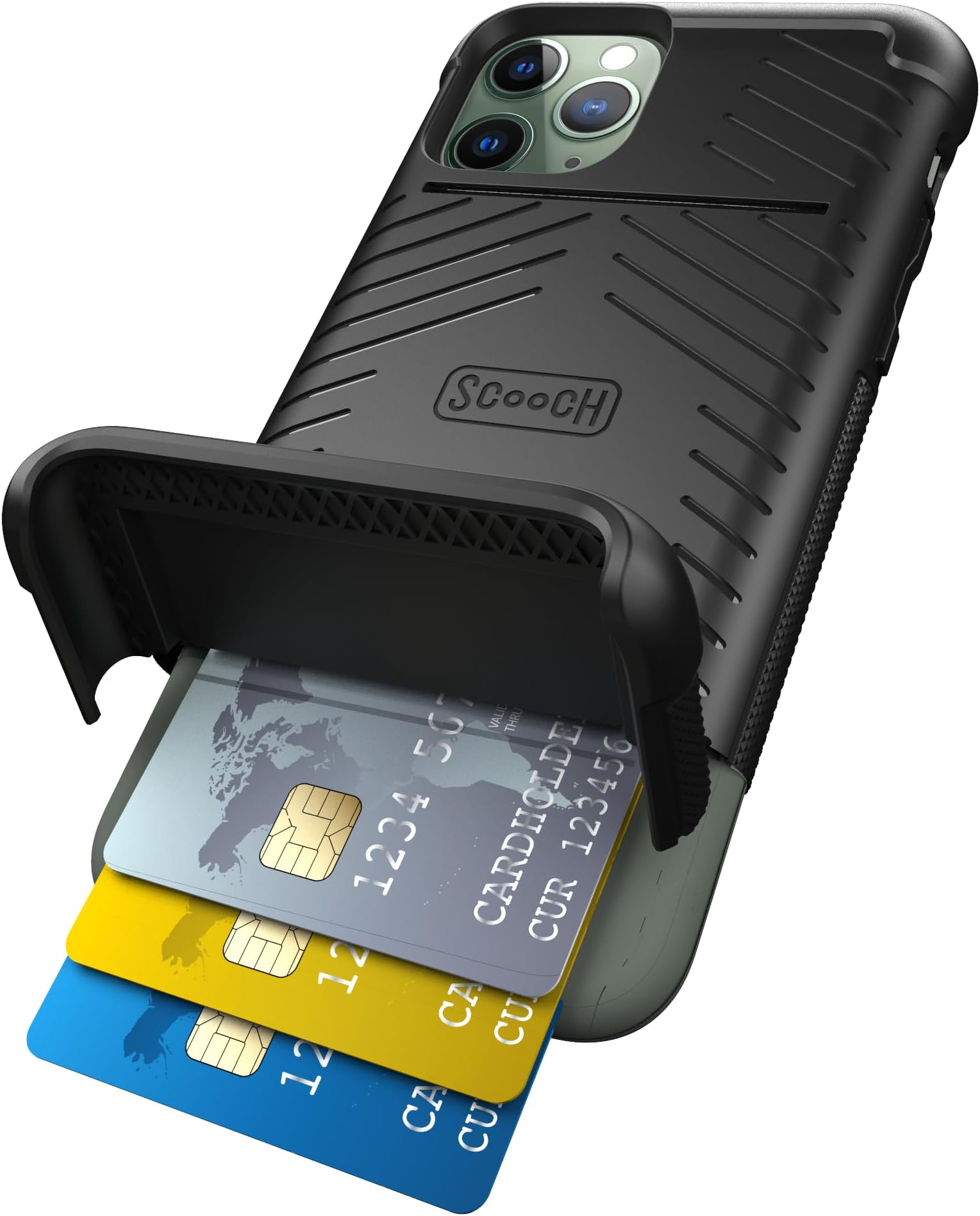 Amazon.com: Scooch® for iPhone 11 Pro Case with Card Holder, Wingmate ...
