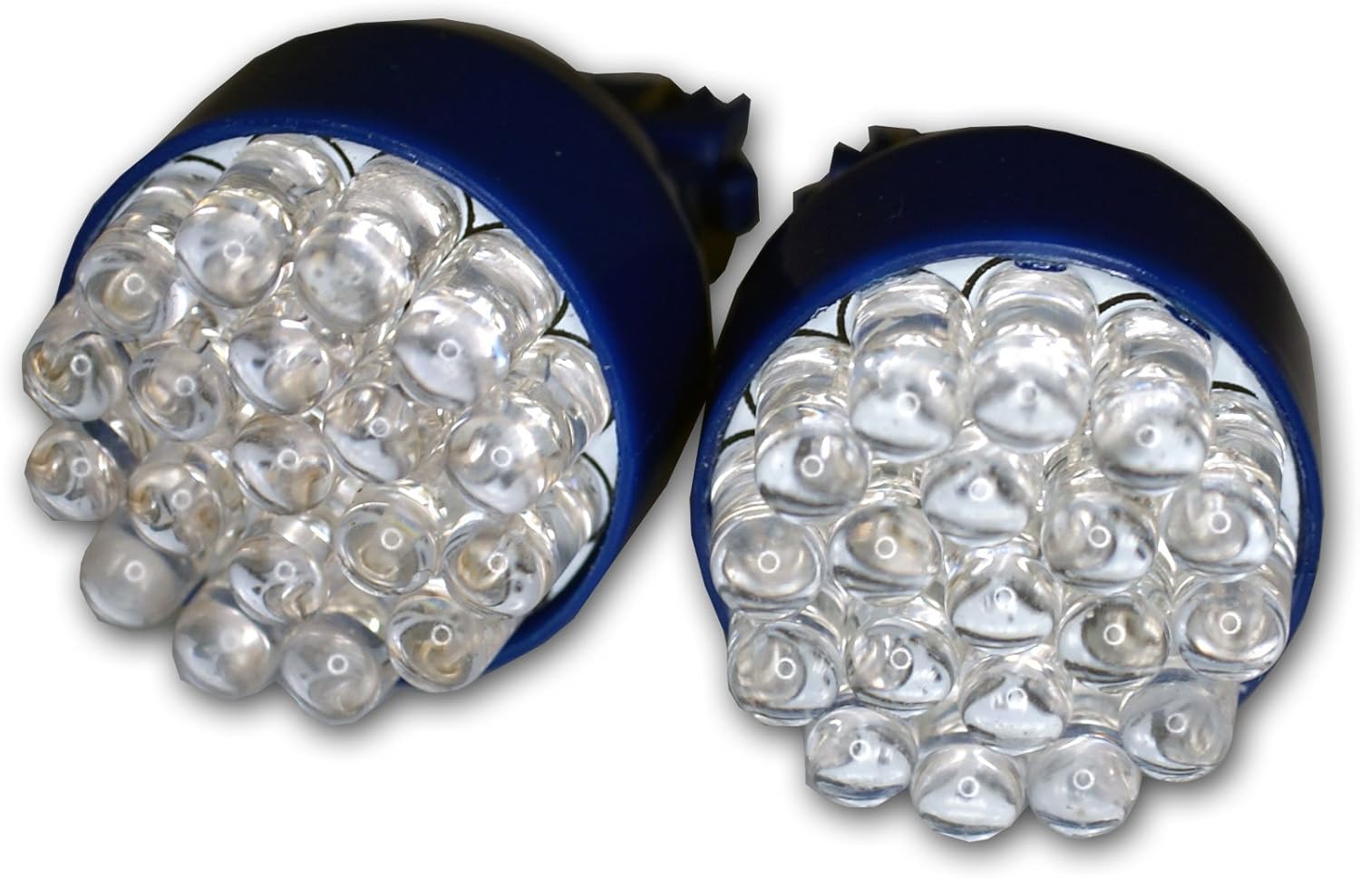 Amazon.com: TuningPros LEDX5-3157-B19 3157 LED Light Bulbs, 19 LED Blue ...