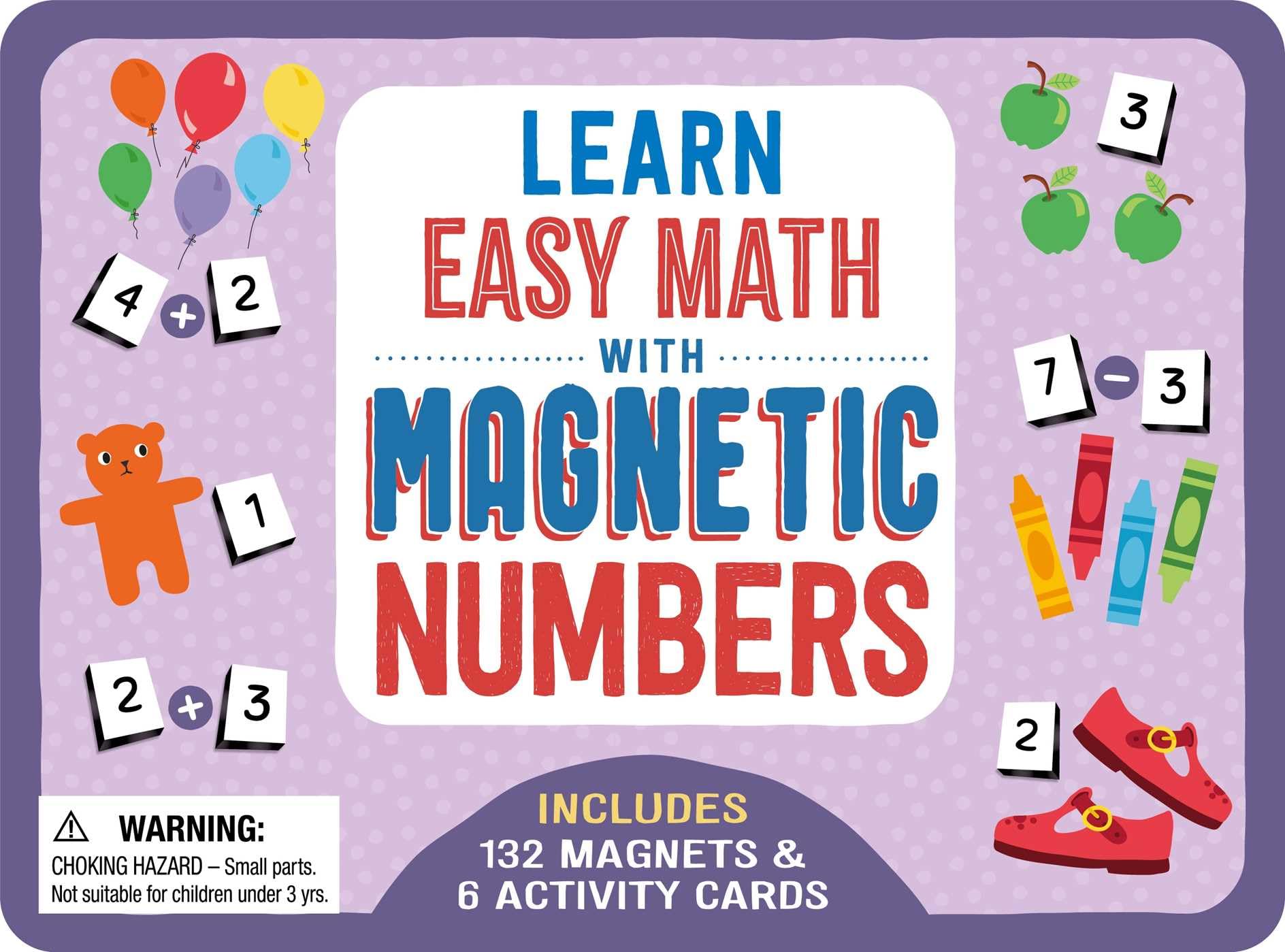 Amazon.com: Learn Easy Math with Magnetic Numbers: Includes 132 Magnets ...