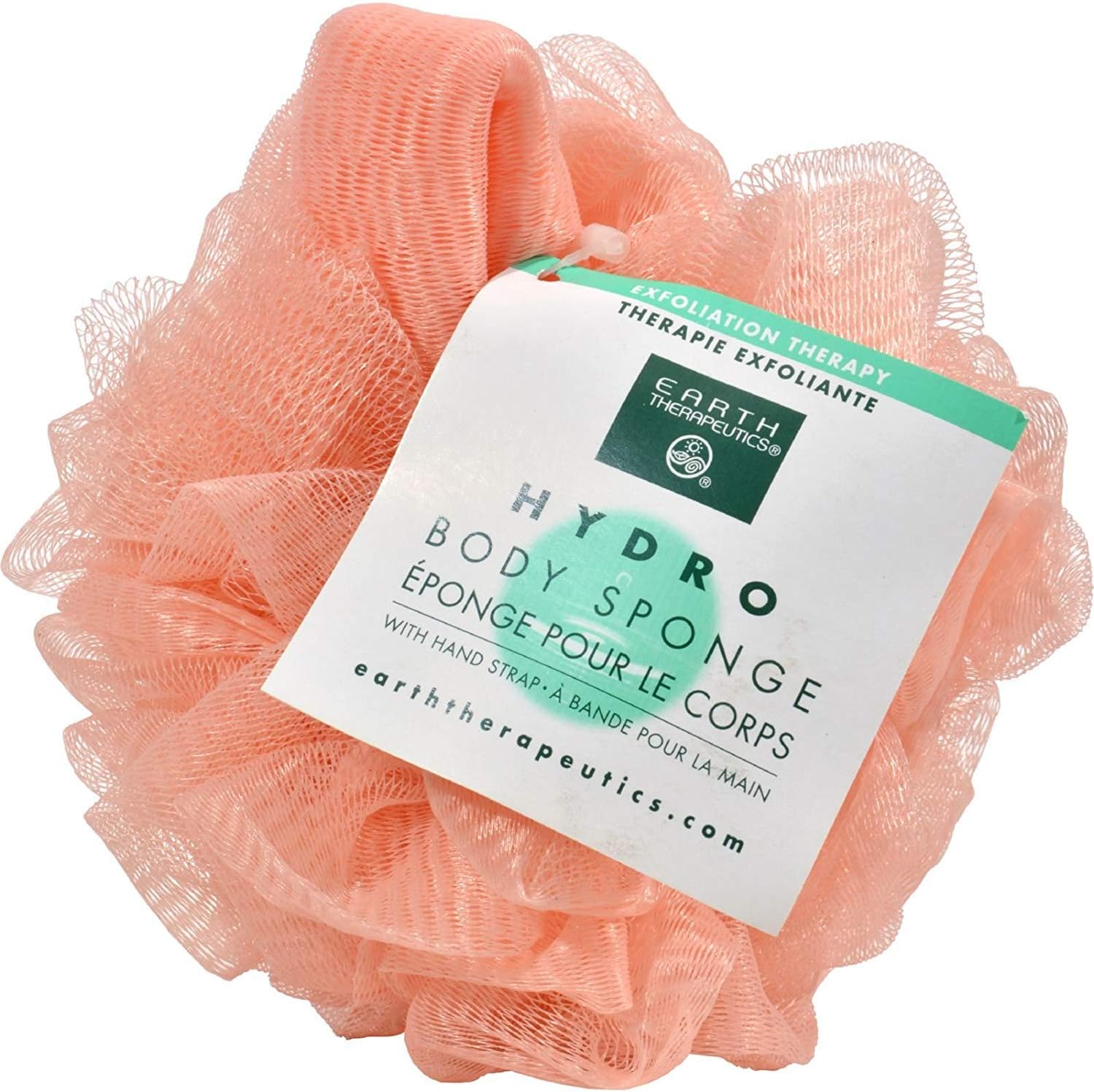 Amazon.com: Earth Therapeutics Hydro Body Sponge, with Hand Strap, Pink ...