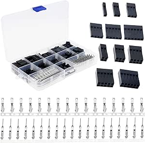 Amazon.com: DiGiYes 620pcs Dupont Connector Kit 2.54mm Pitch 1/2/3/4/5/6 Pin JST SM Housing ...